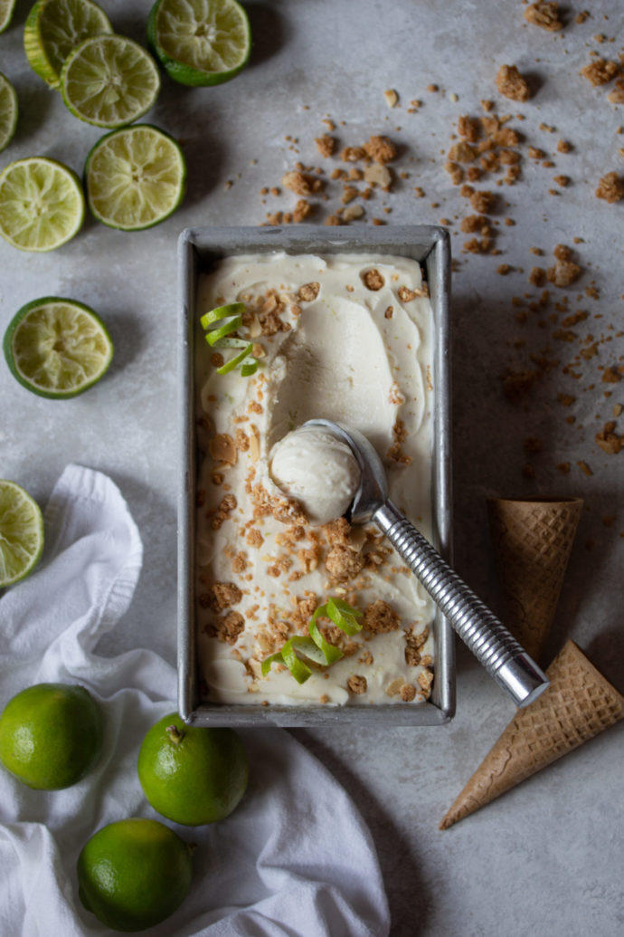 Easy Key Lime Pie Ice Cream